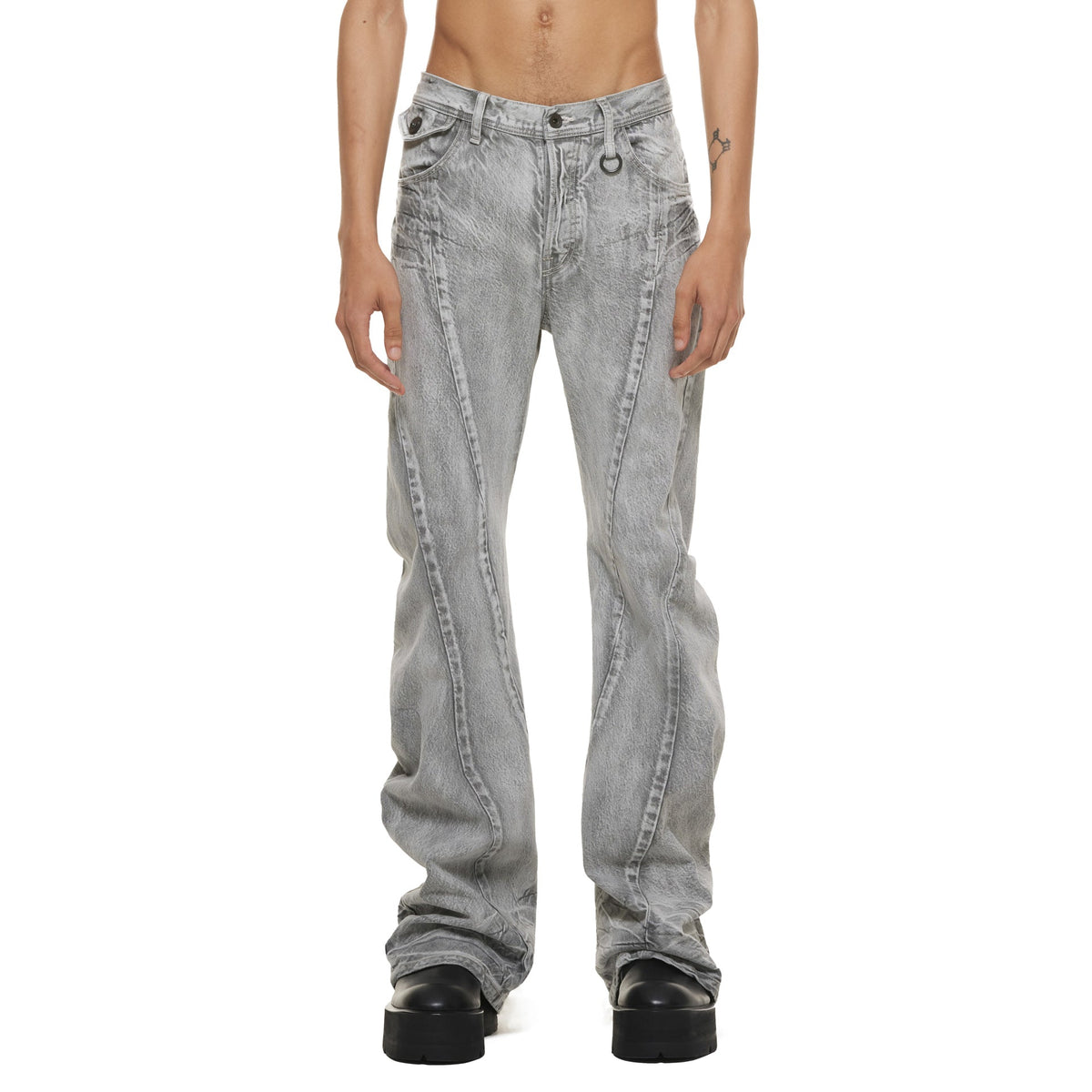 Bending Flare Pants Plaster 937PAM2-PL – JULIUS OFFICIAL STORE